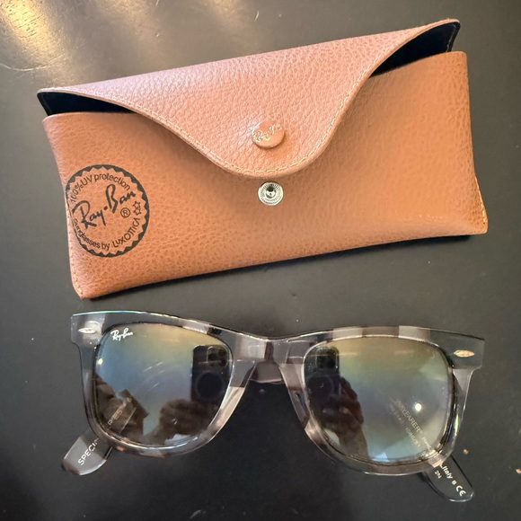 Ray-Ban | Bags | Vintage Wayfarer Rayban Black And Brown Bag With ...